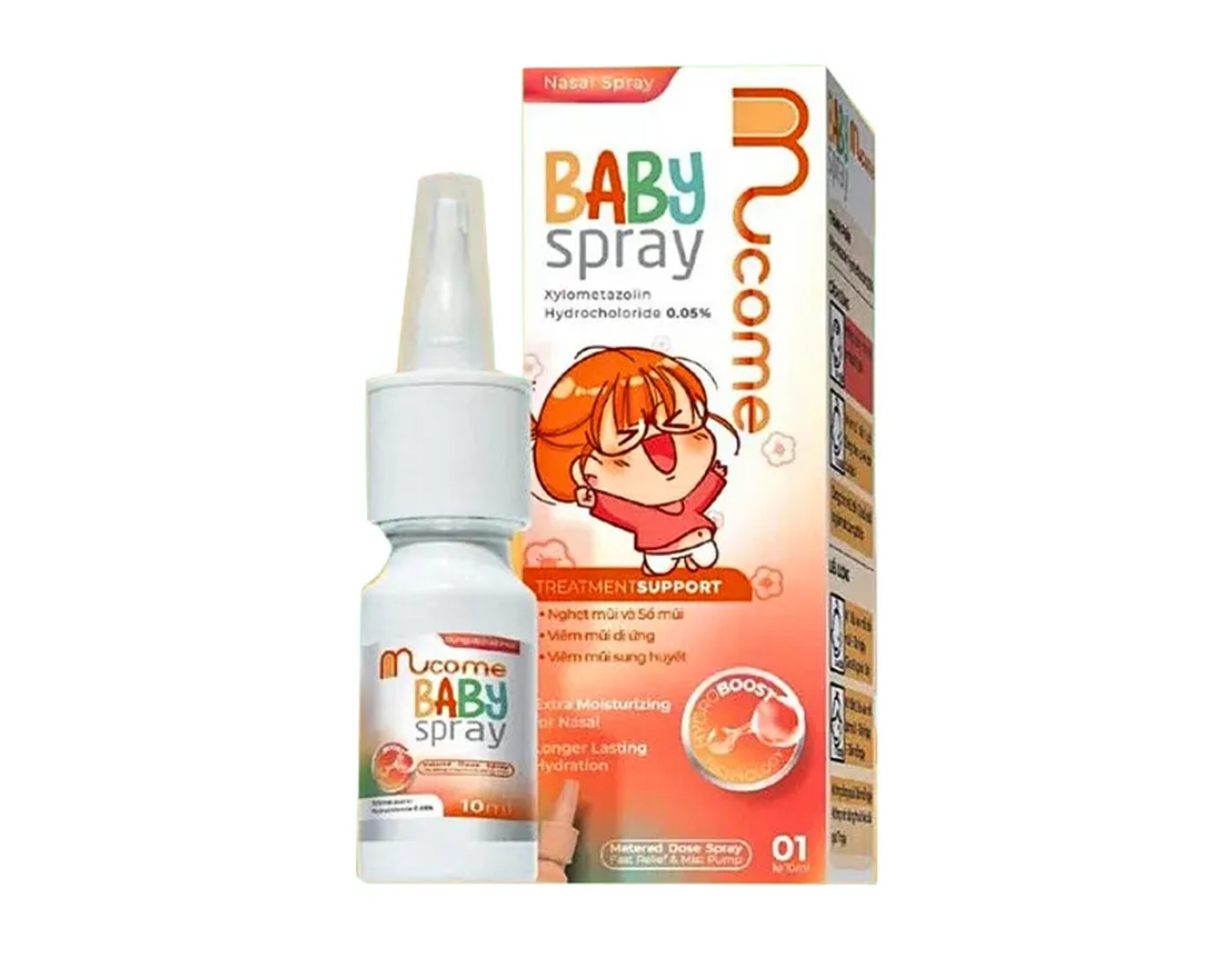 MUCOME BABY SPRAY – XỊT MŨI GIẢM NGHẸT, GIẢM PHÙ NỀ, GIÚP DỄ THỞ CHO ...